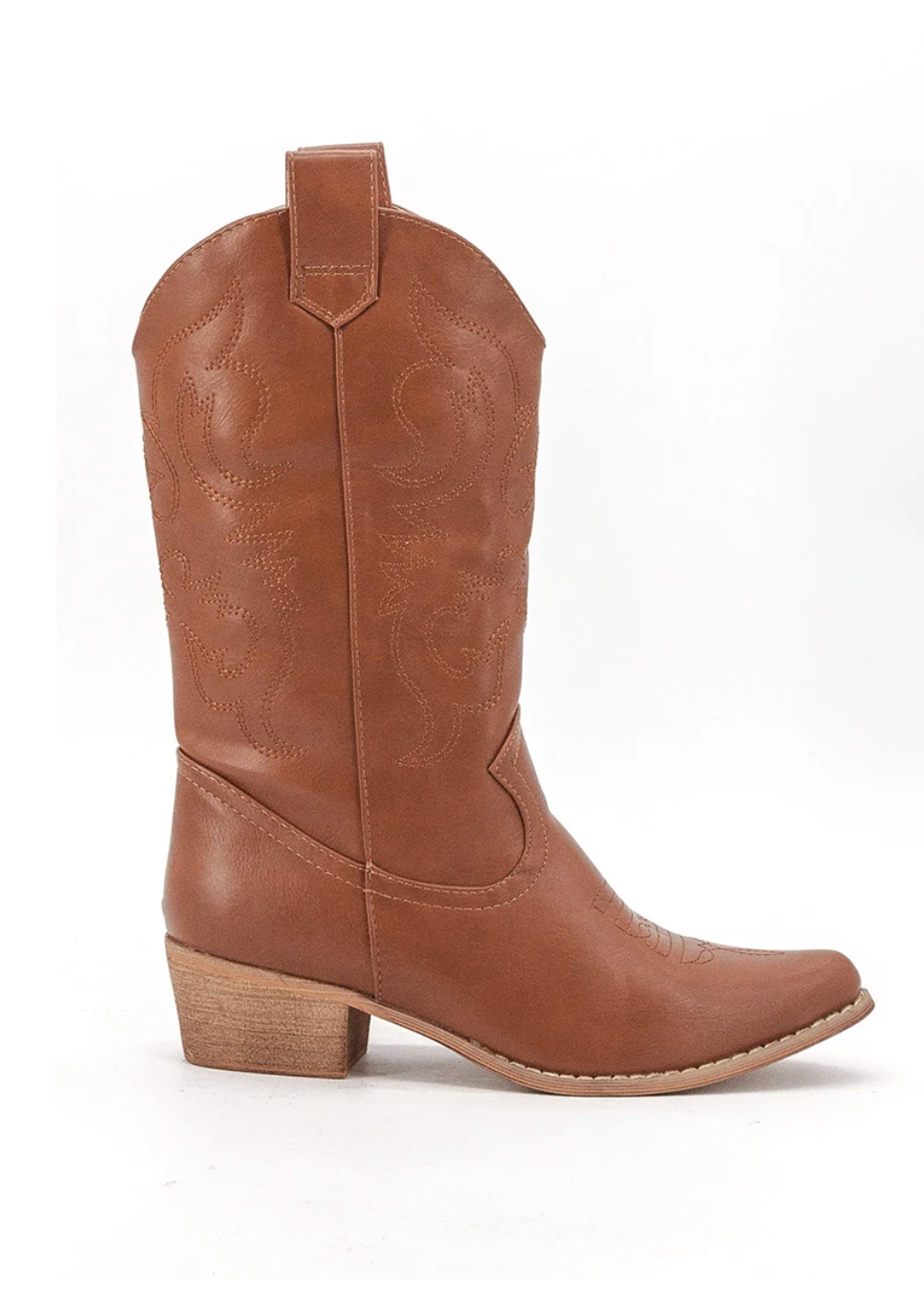 Windy Cowboy Boot - Camel - ByJulie